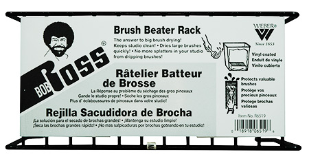 Bob Ross Brush Beater Rack.
