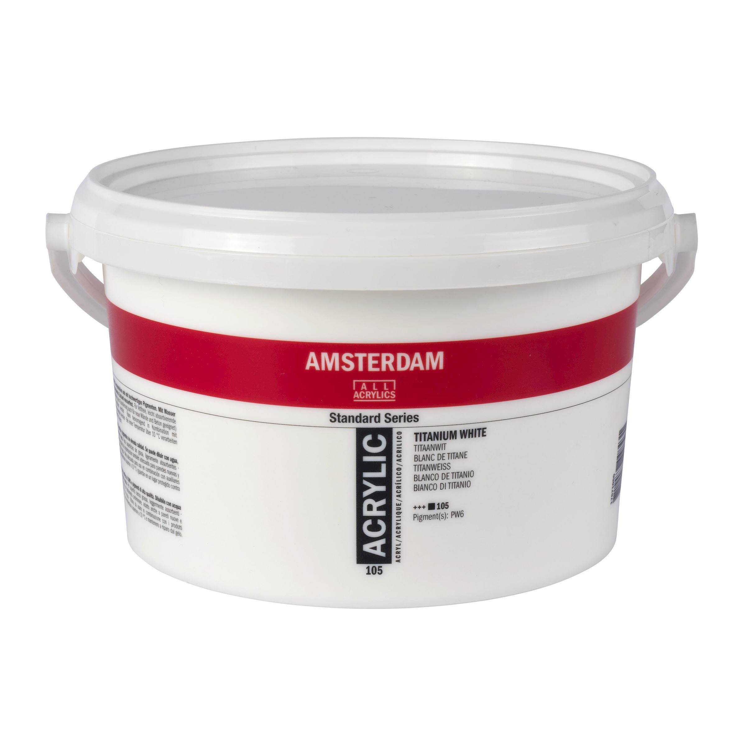 Royal Talens Amsterdam Acrylic Paint – (2500ml) Titanium White ...