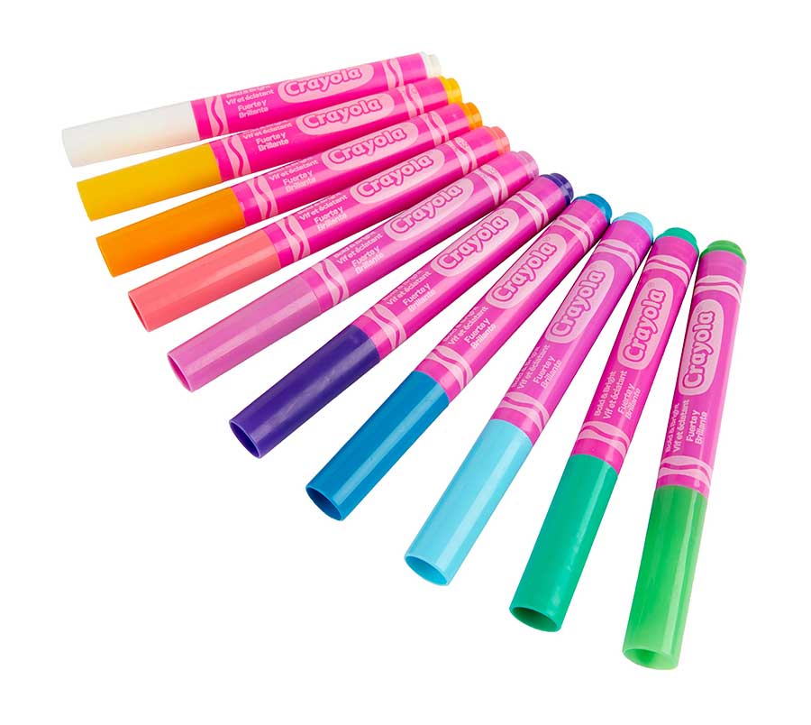 Crayola Washable Broad Line Markers – (10 Pack) Bold & Bright - Quality ...
